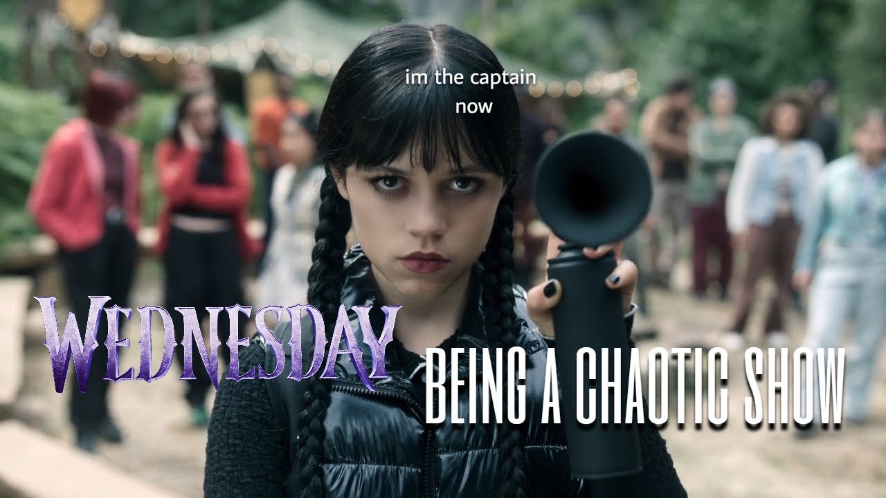 Wednesday being a chaotic show - YouTube