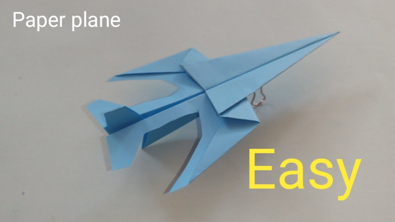 How to Make a Paper Jet Plane that Flys High and Far - YouTube