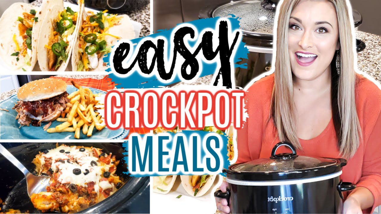 CROCK POT DINNERS | COZY SLOW COOKER MEALS | EASY CROCKPOT RECIPES ...