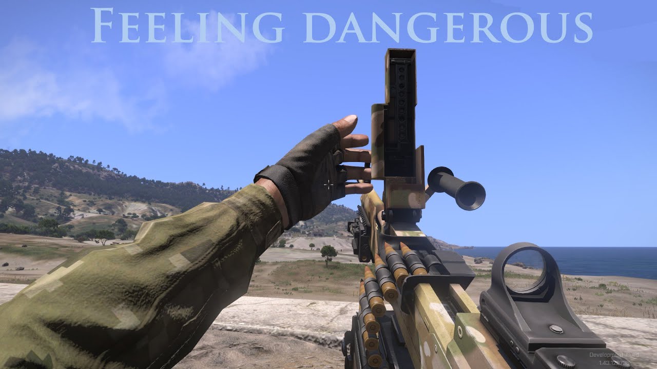 Feeling Dangerous w/ SPMG .338 Med Machine Gun + - YouTube