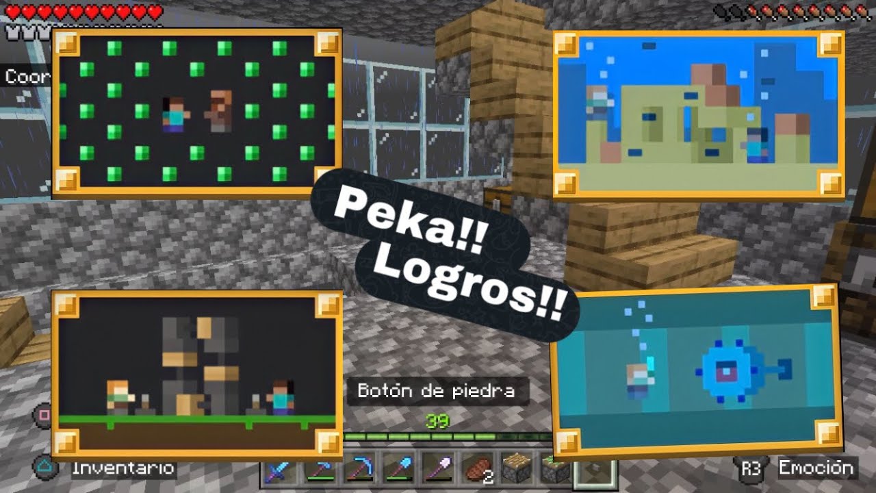 Logros de Minecraft !! - ¿Atlantis?, comerciante maestro, origen, en lo ...