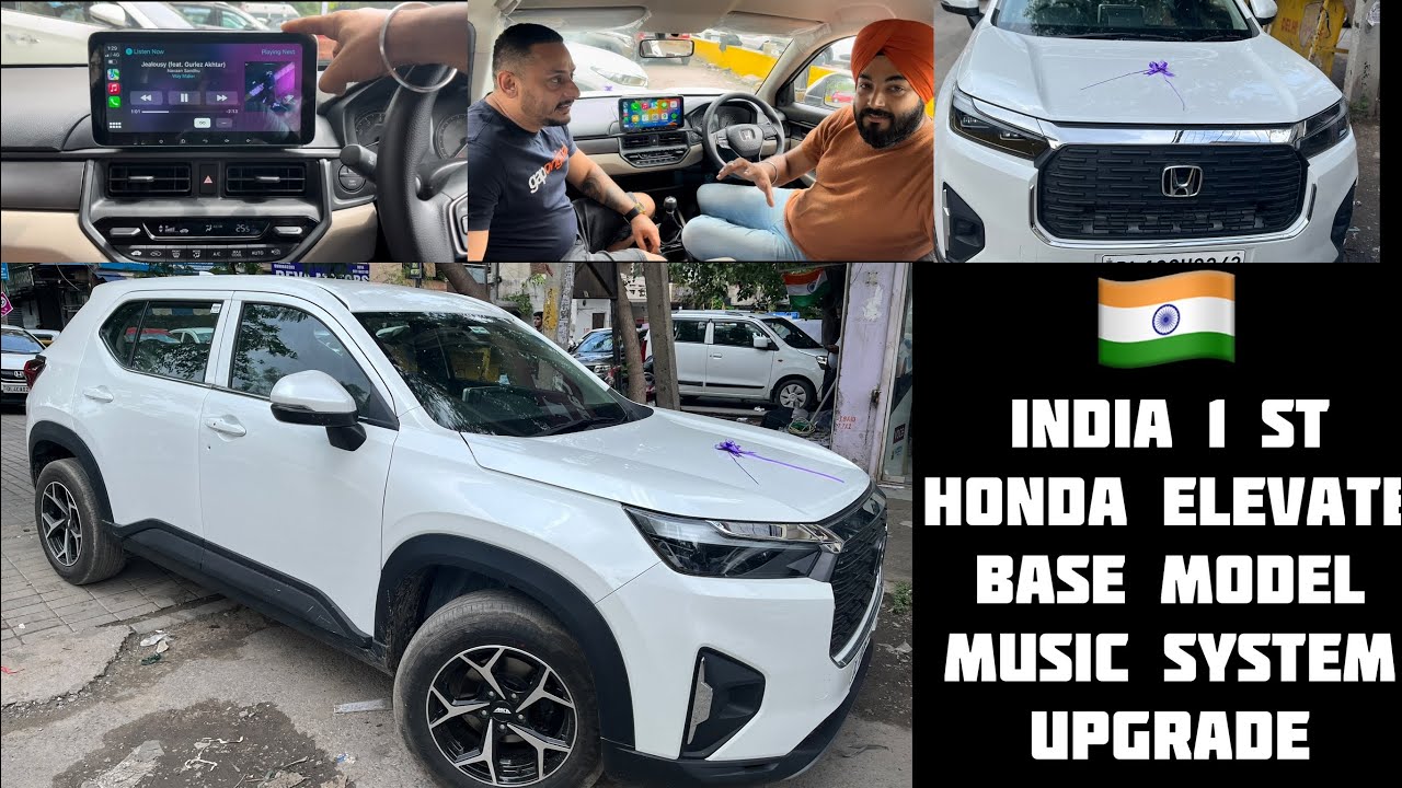 India 1st Honda Elevate base model modified with 10.33” android and ...