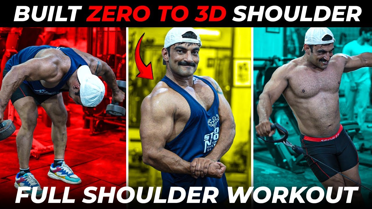 Build Zero To 3D Shoulder | Do These Exercises For Wider Shoulders ...
