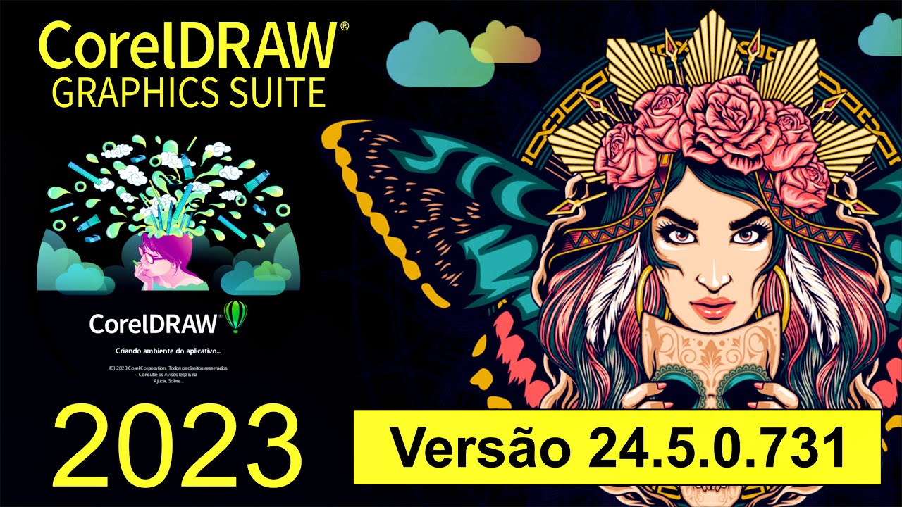 Como baixar e instalar o CorelDRAW 2023 (v24.5.0.731) - Português ...
