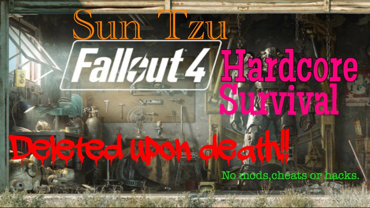 Fallout 4 Sun Tzu PERMADEATH survival -Spook Part 7 - YouTube