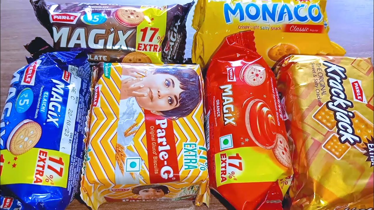 parle company ke cream vale biscuits vs beena cream vale biscuits asmr ...