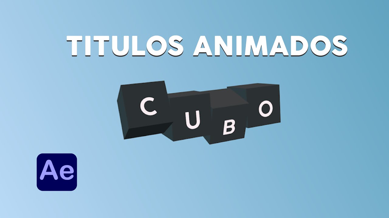 After Effects Titulos Animados Tutorial - YouTube