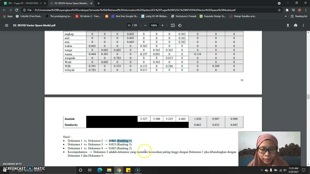 Tugas 03 - Tokenizing, TF-IDF, Vector Space Model | Retrieval ...