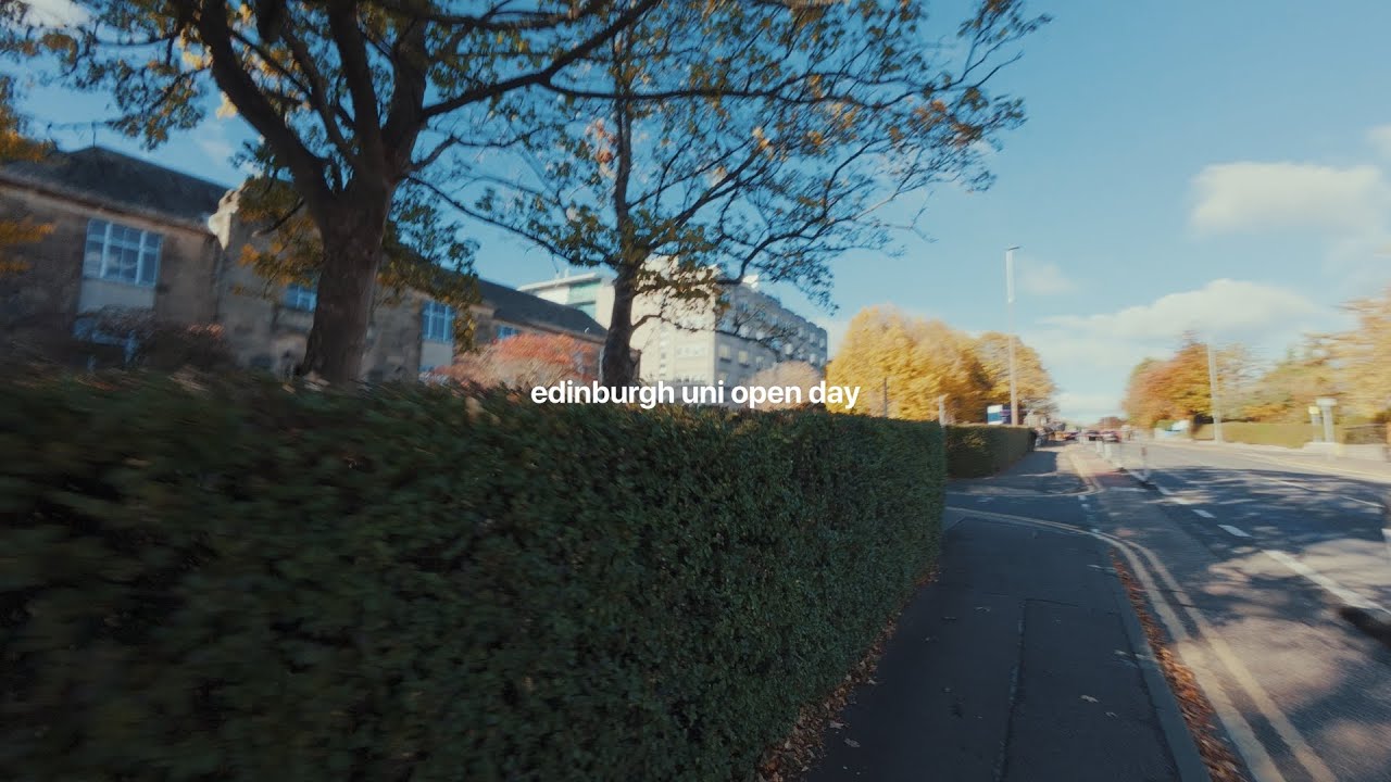 edinburgh uni open day - YouTube