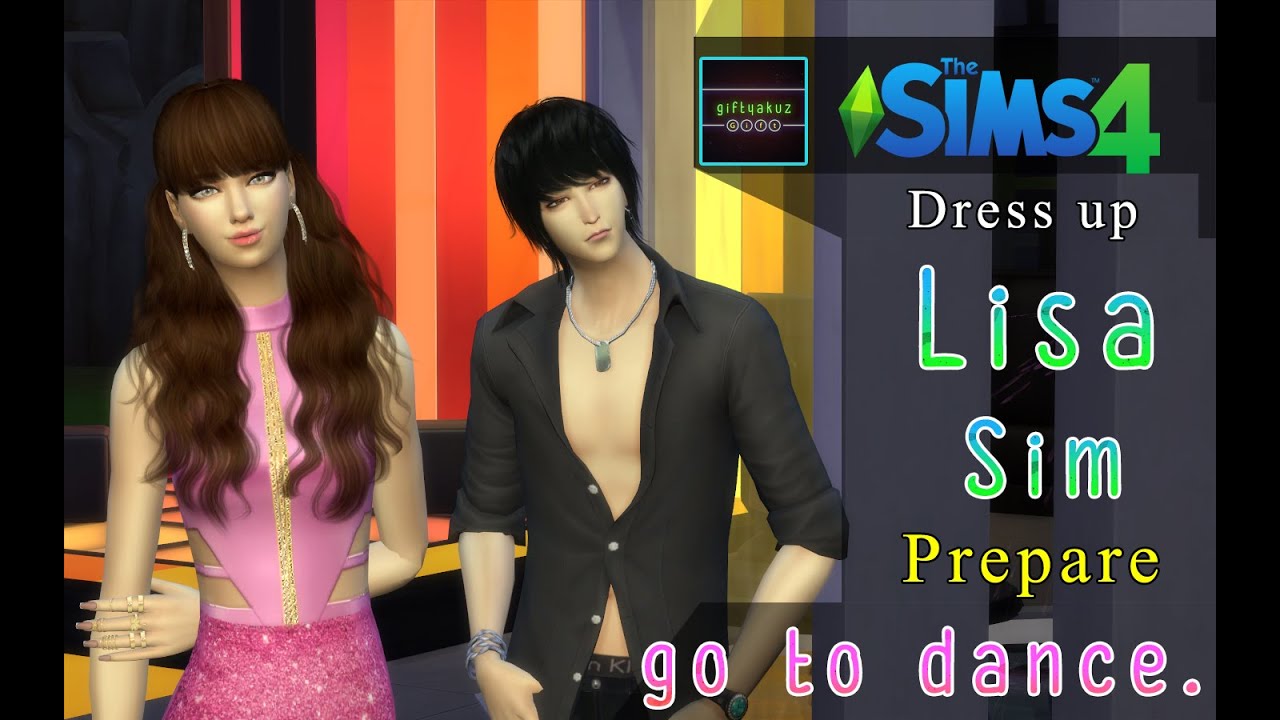 Lisa sim dress up prepare go to dance 2 [TS 4 - Dress up] - YouTube