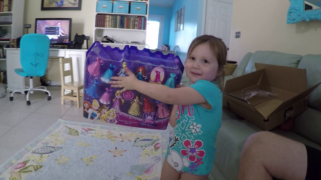 Sarah gets a present for using the potty - YouTube