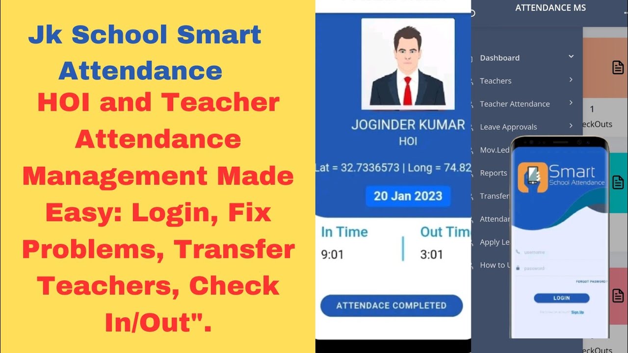JK School Smart Attendance,How to Log In, Fix Problems, and Check In ...