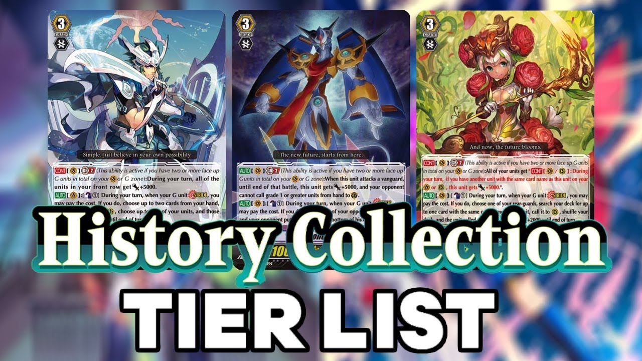 Ranking All the New History Collection Erratas // Cardfight Vanguard ...
