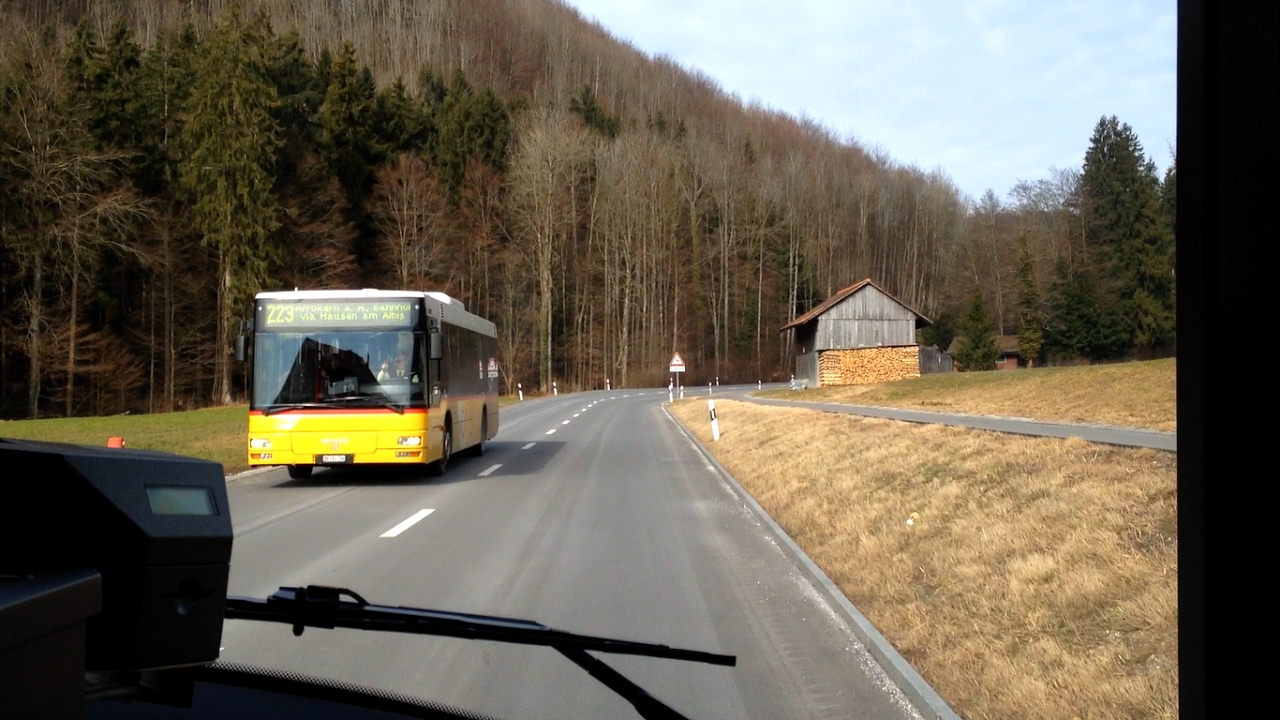 Postauto Zürich | Linie 240: Hausen a.A., Post - Thalwil, Bhf. (v ...