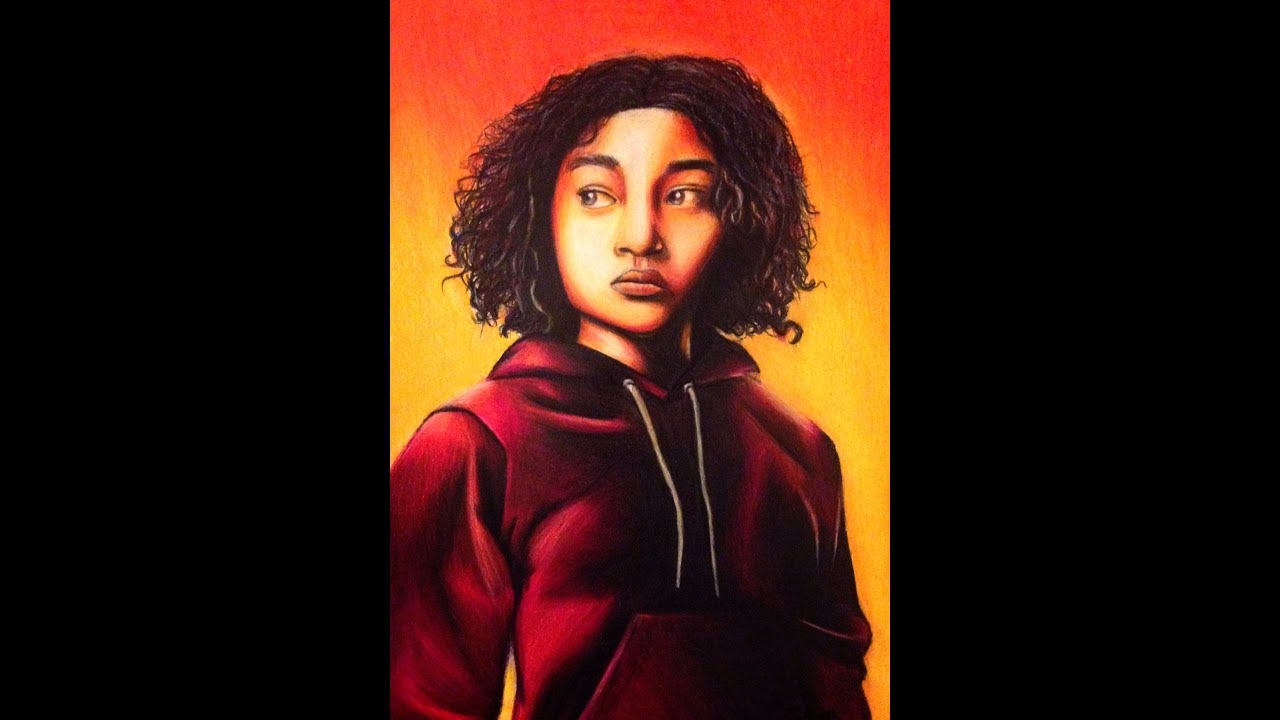 Je dessine Ruby de the darkest minds . - YouTube