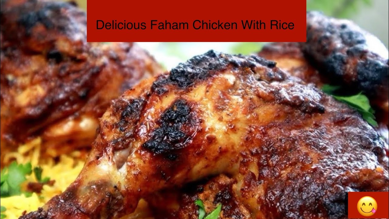 Arabic Faham Chicken With Rice | Arabic Style Al - Faham Chicken Recipe ...