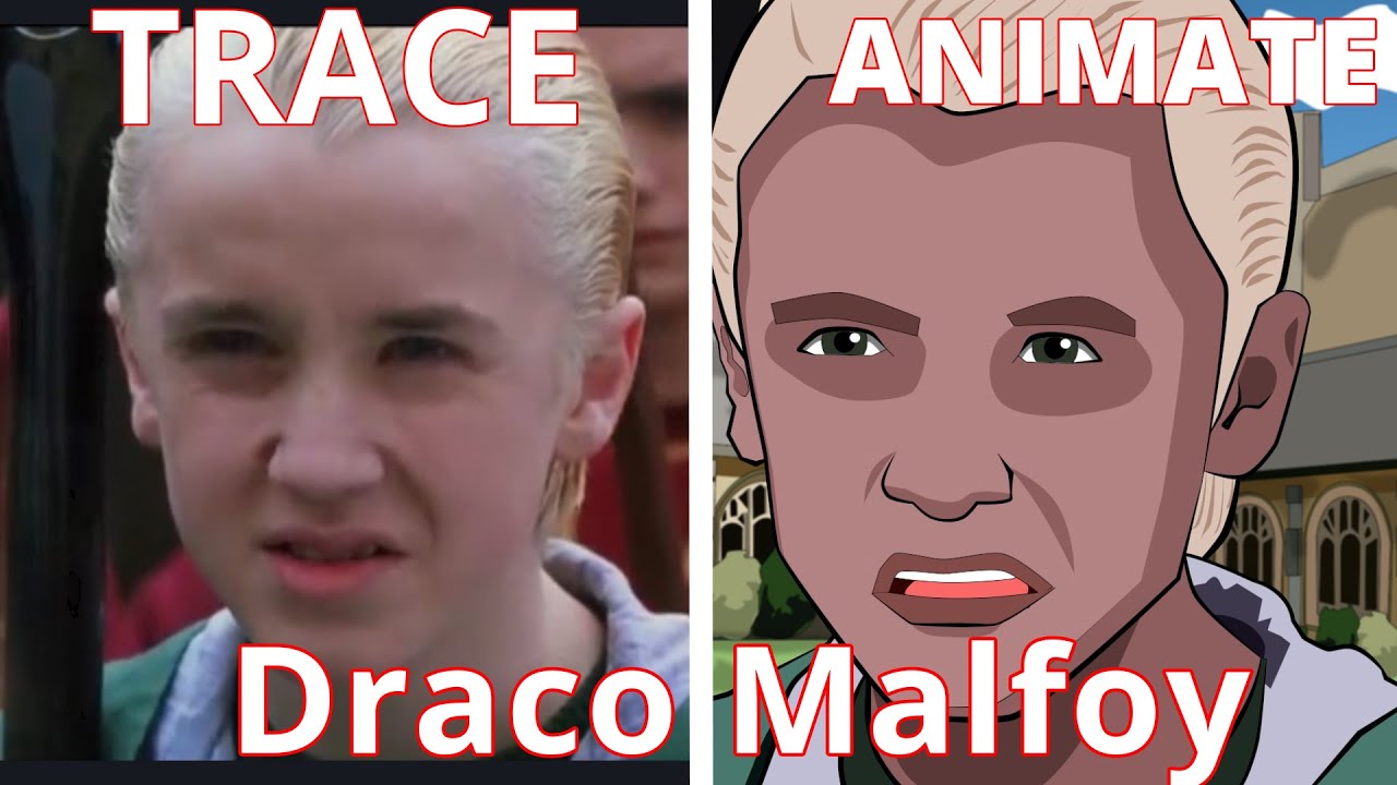 Trace & Animate: Draco Malfoy | Harry Potter - YouTube