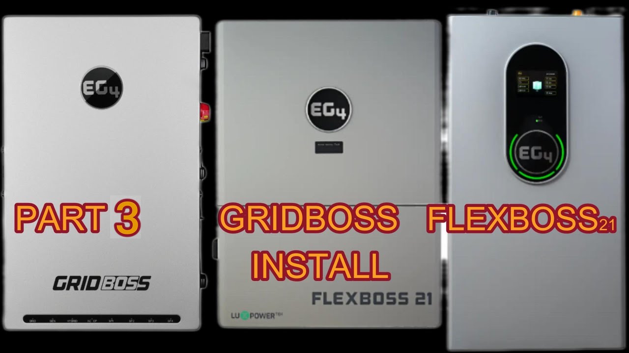 Configuring EG4 FlexBoss21 & Grid Boss using EG4 Website Portal PART 3 ...