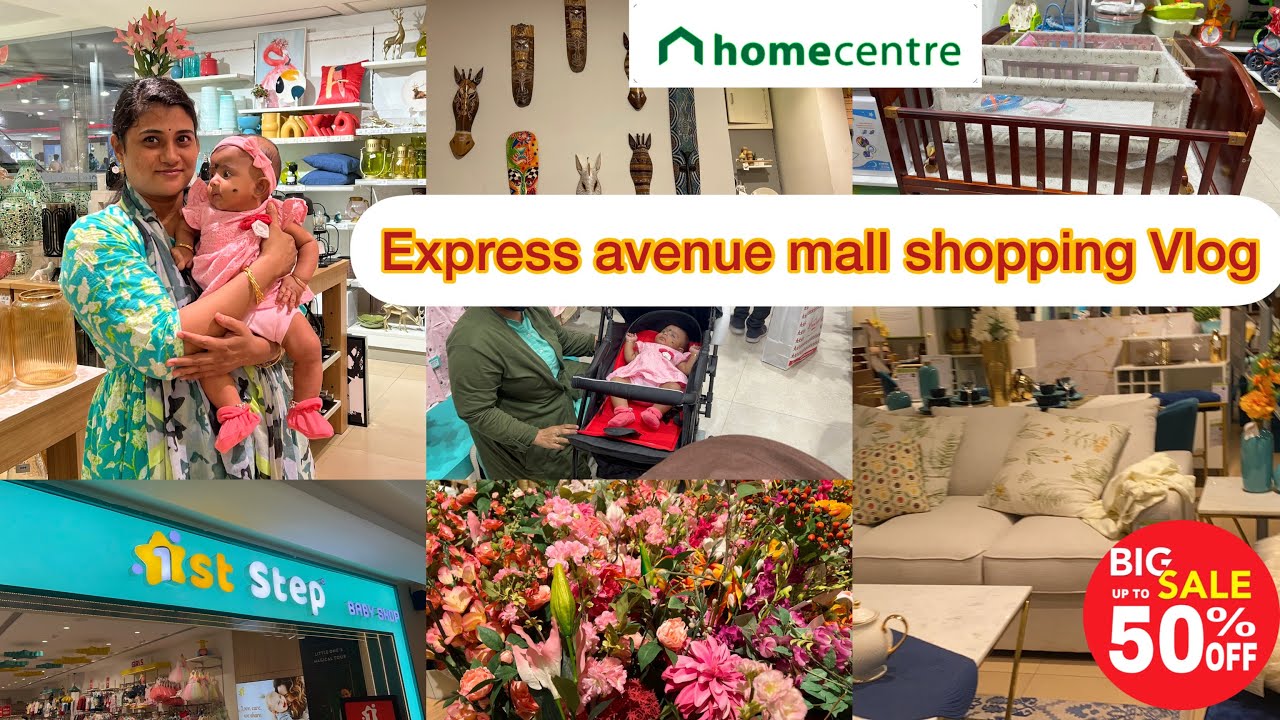 Home center shopping Vlog |express avenue mall| சூப்பர் ஆஃப் மிஸ் ...