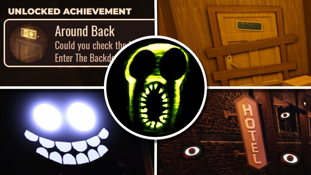 DOORS: Floor 2 - New Updated Lobby & Badges in Backdoor (Roblox ...