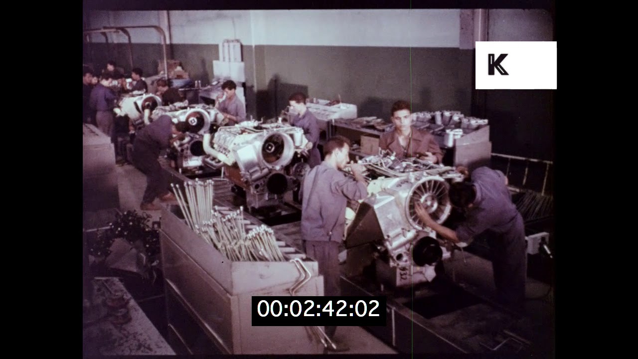 Car Factory in 1960s Egypt, HD from 35mm - YouTube