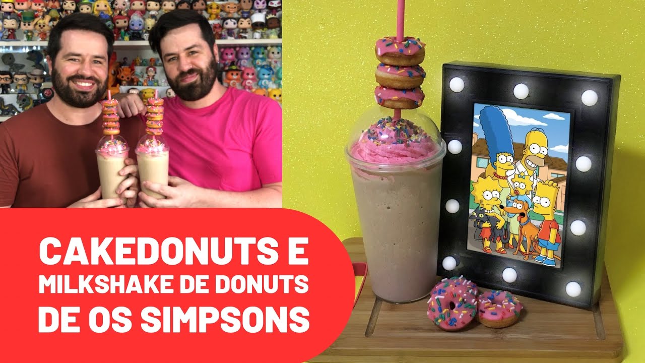 #695 Cakedonuts e Milkshake de Donuts de Os Simpsons - YouTube