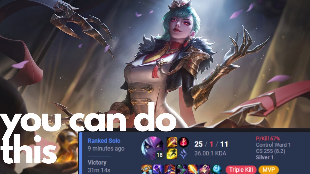 Very simplified Evelynn gameplay + educational commentary - YouTube
