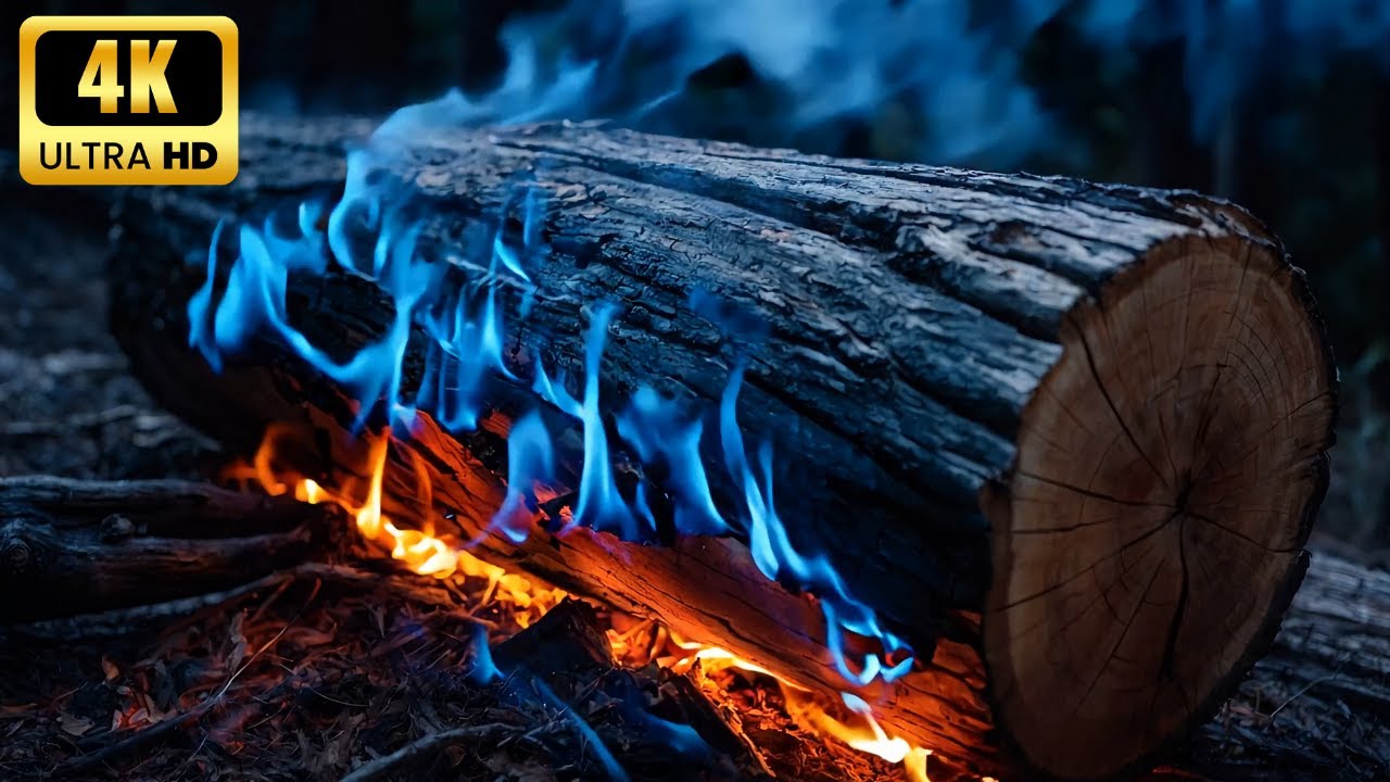 🔥 Best Fireside Ambience | Burning Logs and Crackling Flames for Pure ...
