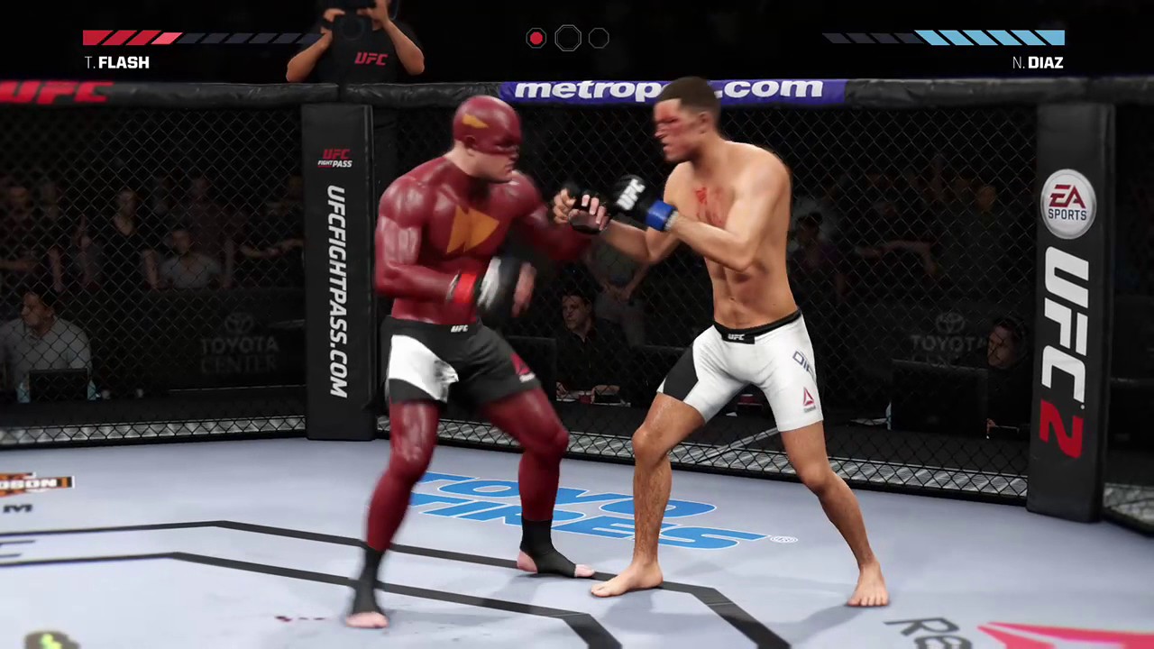 The flash joins ufc XD - YouTube