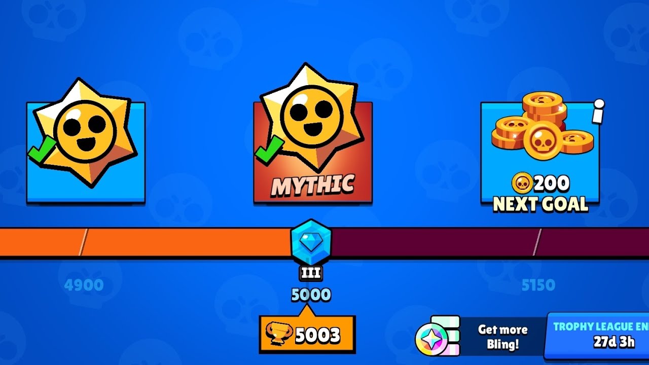5,000 Trophies + Mythic Star Drop (Brawl stars) - YouTube