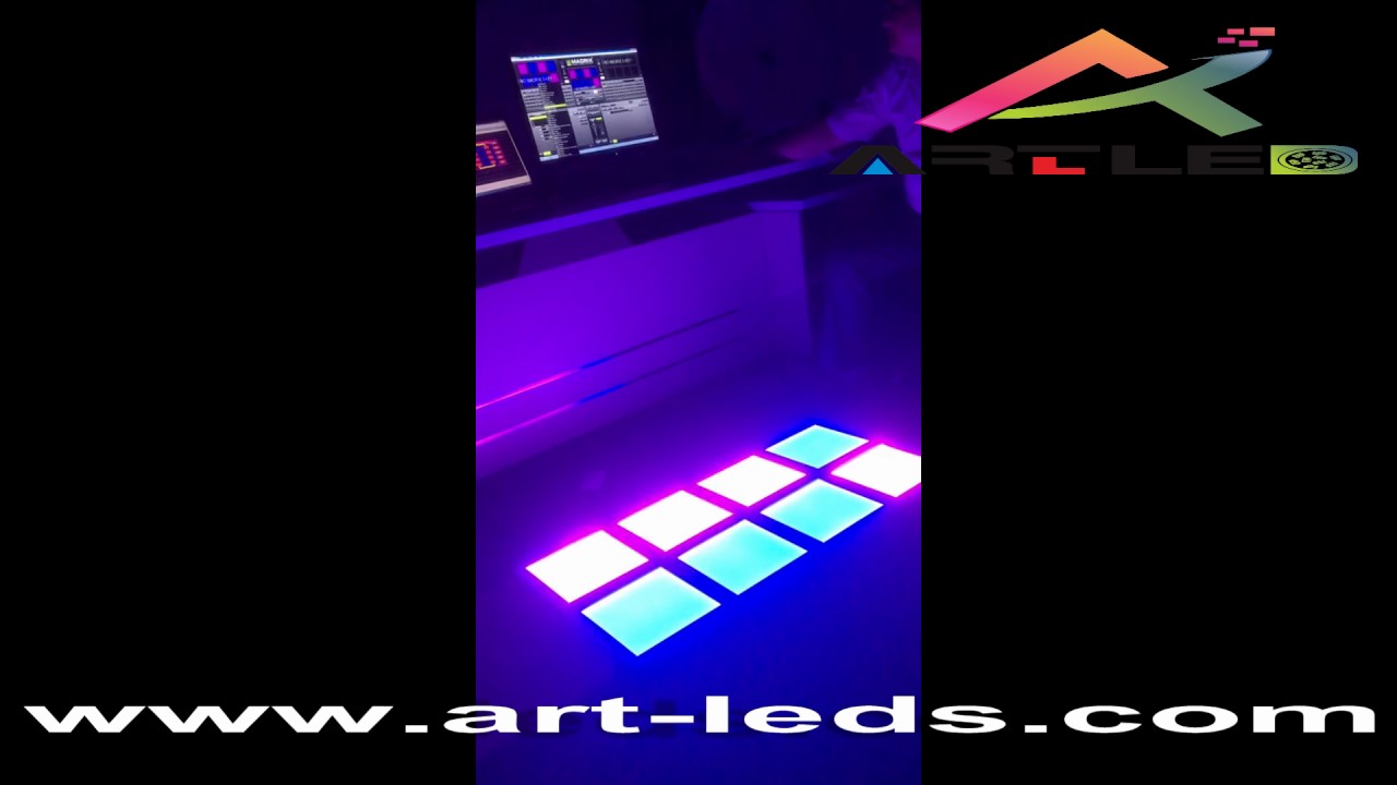 Madrix DMX512 control 3D DMX Disco DJ led pixel digital panel - YouTube