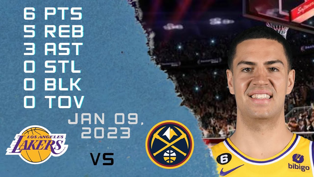 Cole Swider NBA Player Highlights 09-01-2023 LAKERS vs NUGGETS REGULAR ...