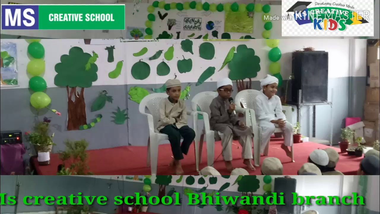 Ms creative school Bhiwandi#green day 2019 - YouTube
