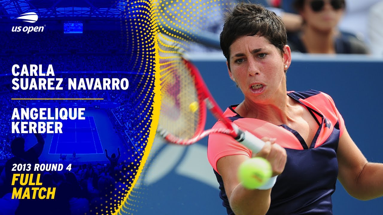 Carla Suarez Navarro vs. Angelique Kerber Full Match | 2013 US Open ...