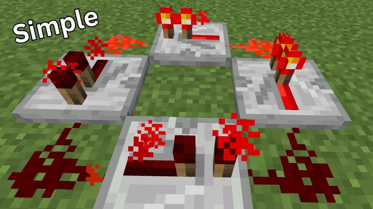 How to build the simple Redstone Clock! - YouTube