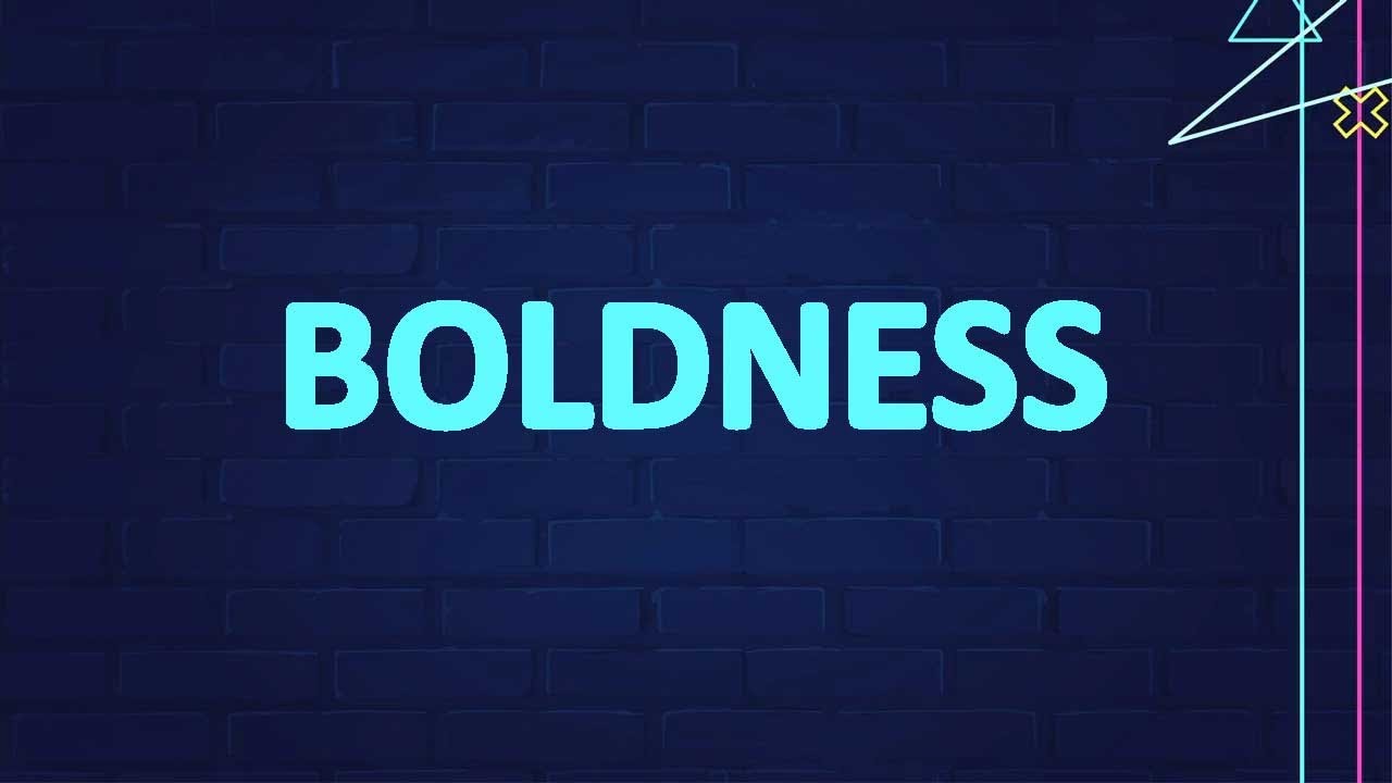 07-23-23: Boldness - YouTube