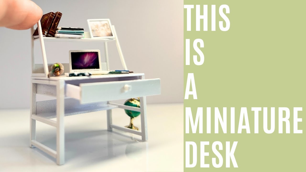 DIY Mini Furniture: Building an Adorable Miniature Desk! - Family Tiny ...