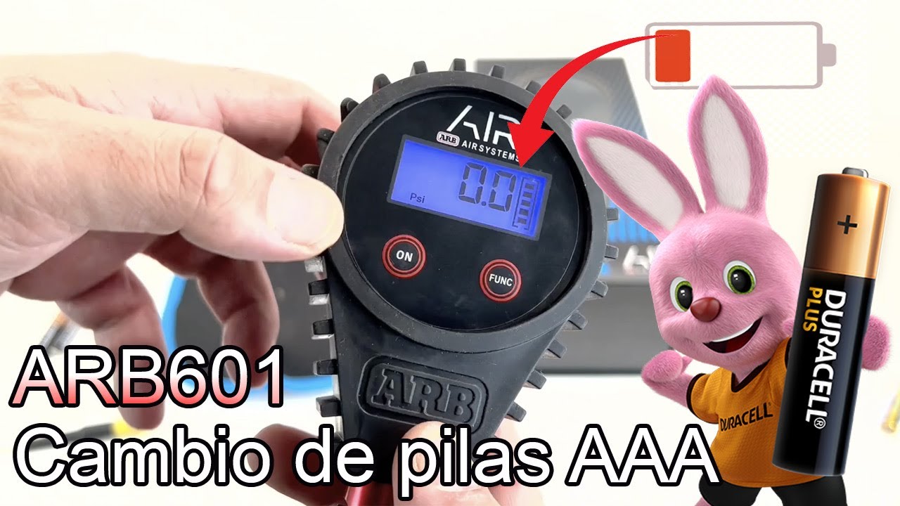 Battery replacement ARB601, Como cambiar las pilas a tu manómetro ...