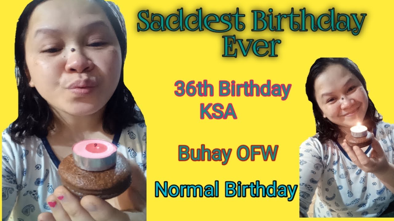 Alone Birthday Celebration 36th Bday//Saddest Birthday 🎂🎂 - YouTube