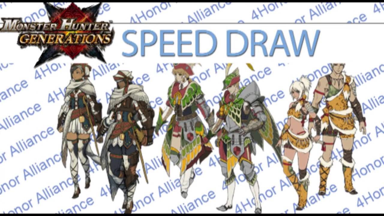 Monster Hunter Generations Rough ART - YouTube