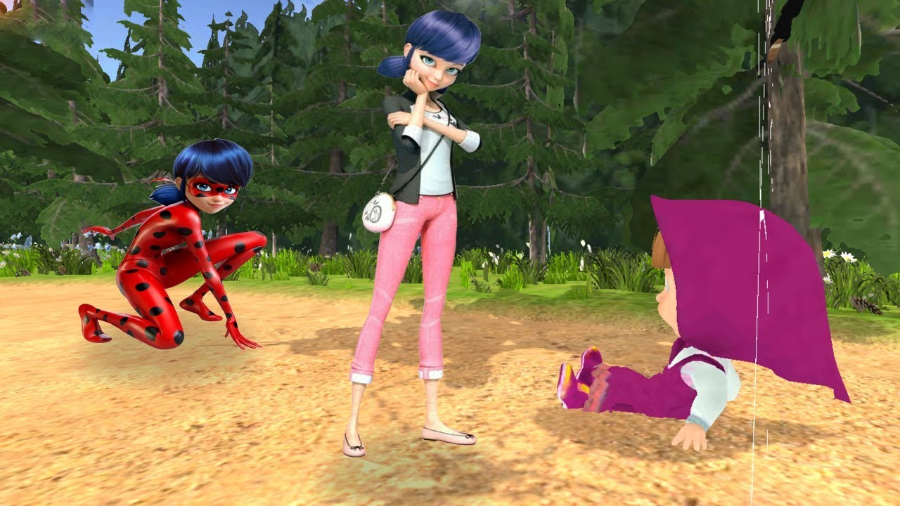 Masha Run - Masha And The Bear vs Miraculous - Android Gameplay - YouTube