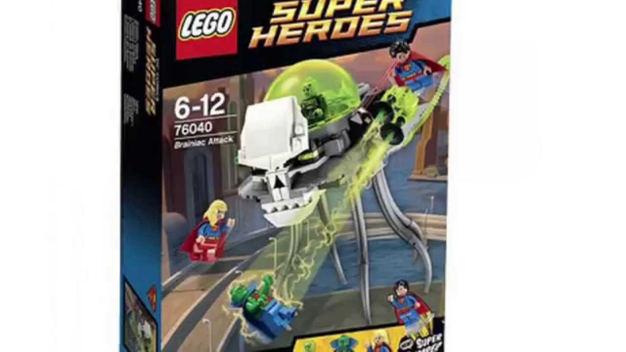 Lego 76040 Brainiac Attack + Justice League vs Bizzaro League - YouTube