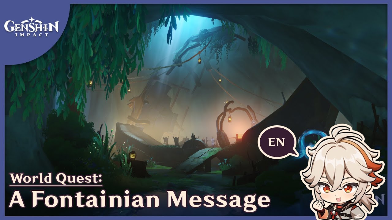 🎬 A Fontainian Message ⚔️ | Genshin Impact 4.0 (No Commentary) - YouTube