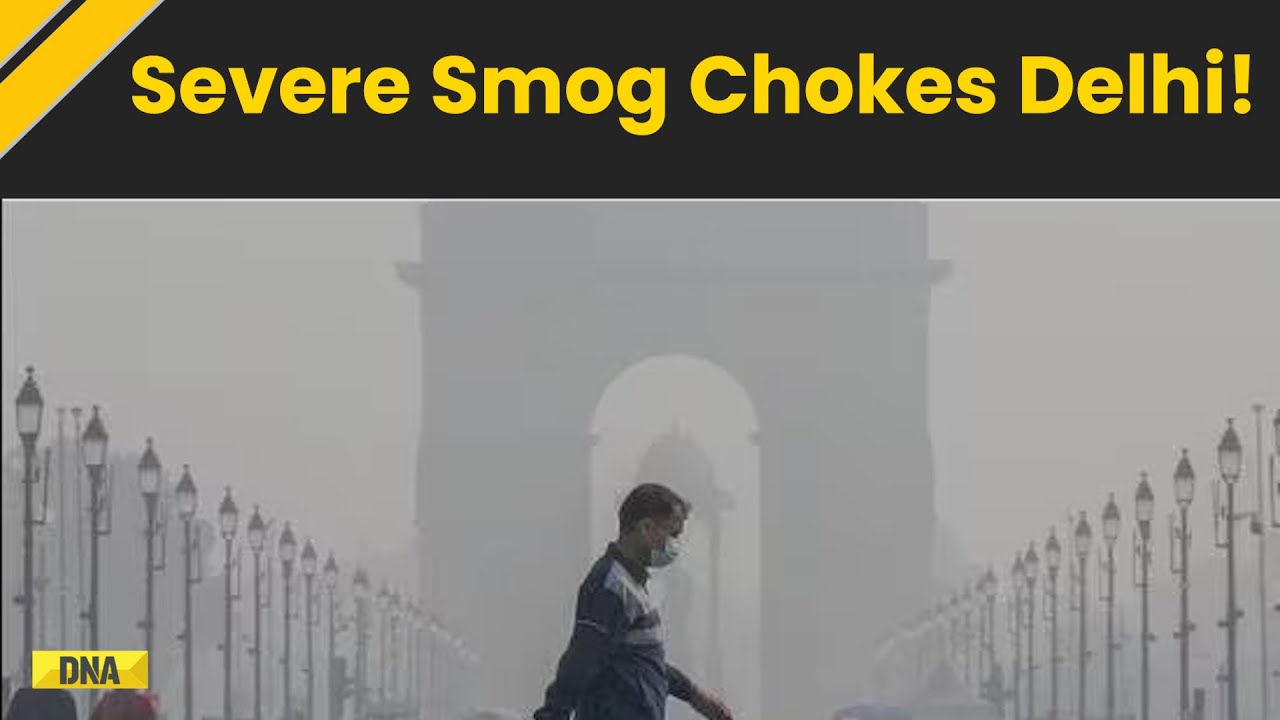 Breathless Delhi: Severe Smog Engulfs National Capital, AQI Crosses 340 ...