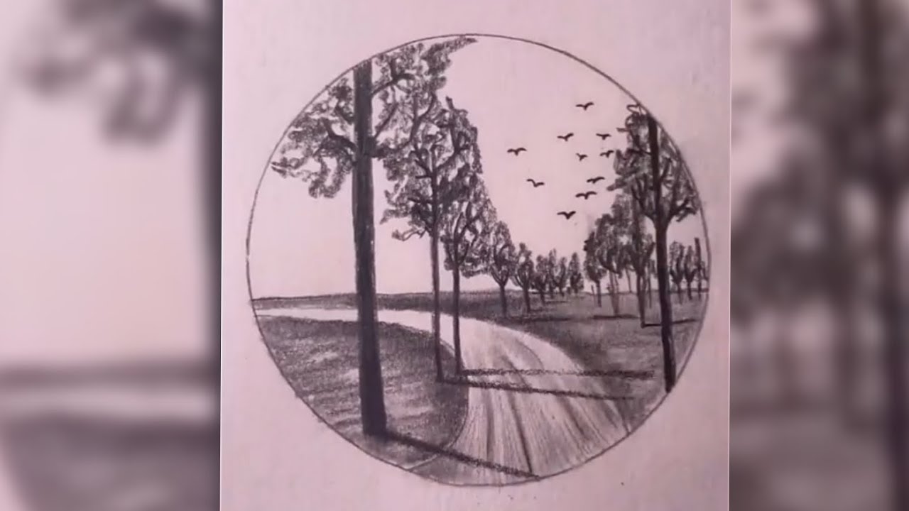 imaginary path 😍| pencil drawing 😊| easy drawing ️| Subscribe ️ - YouTube
