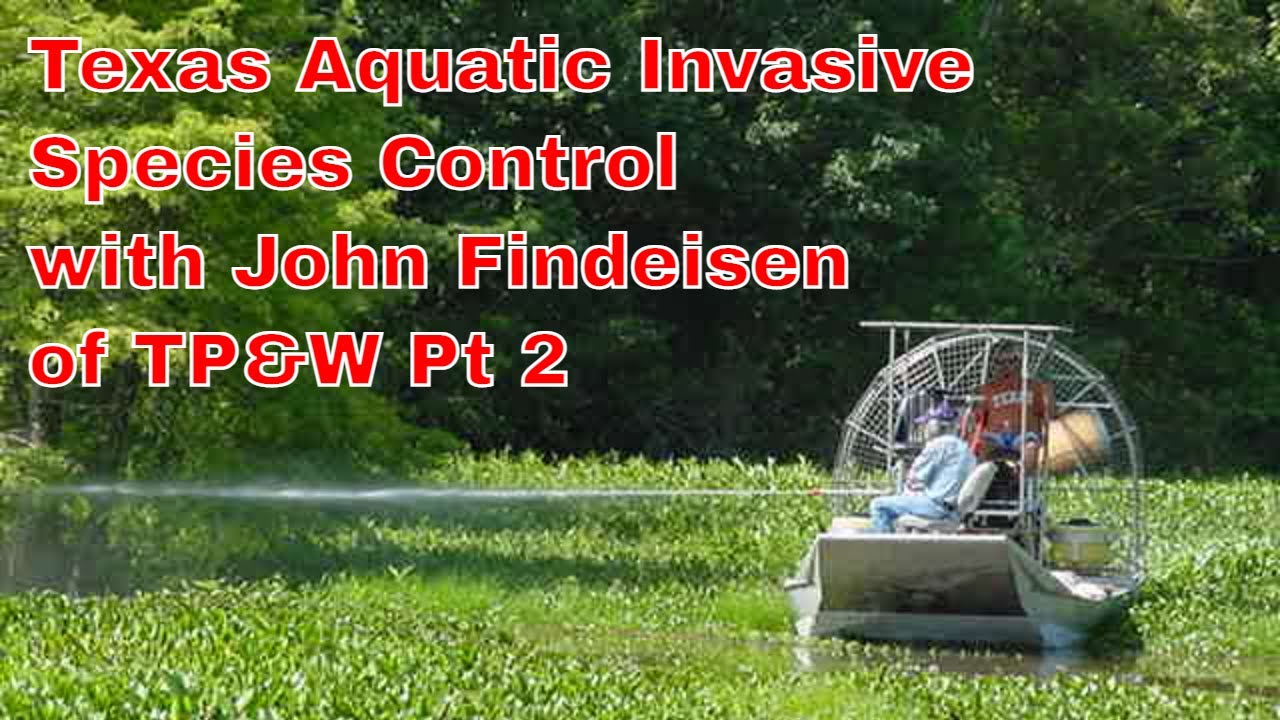 Part 2 Aquatic Invasive Species Control in Texas Lakes with John ...