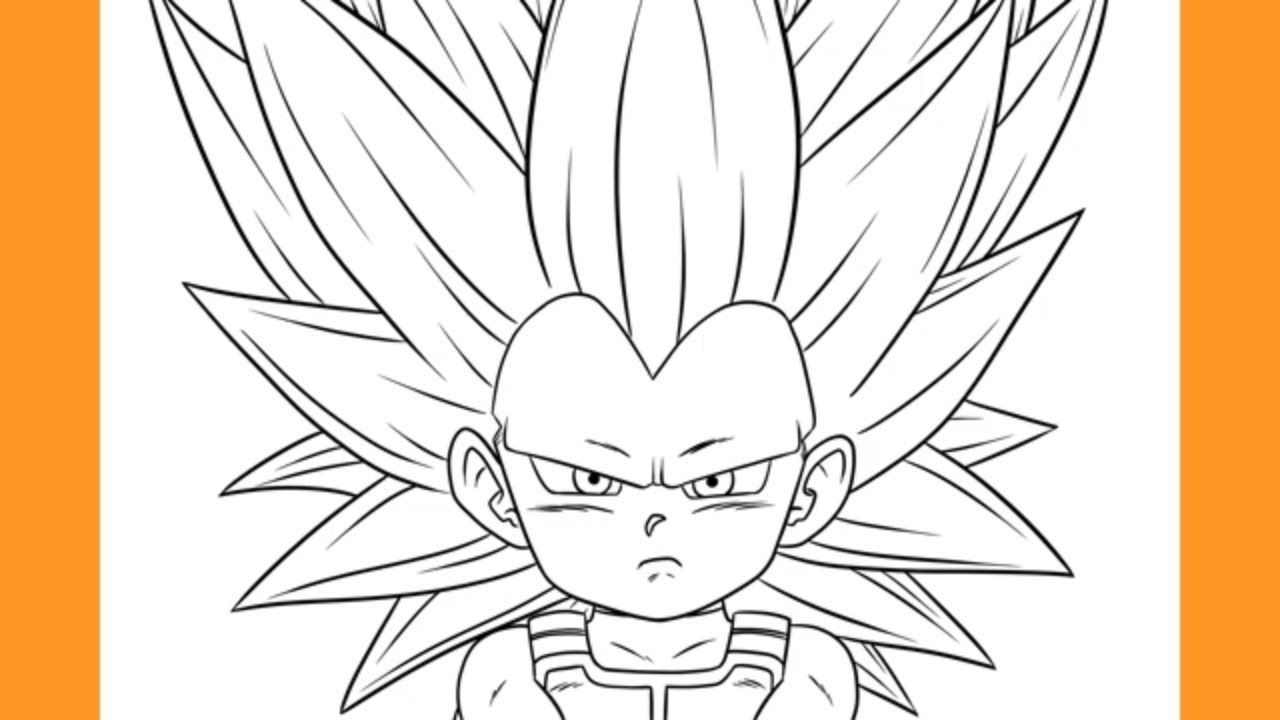 How To Draw VEGETA SUPER SAIYAN 3 | Dragon Ball Daima (Finally!) - YouTube