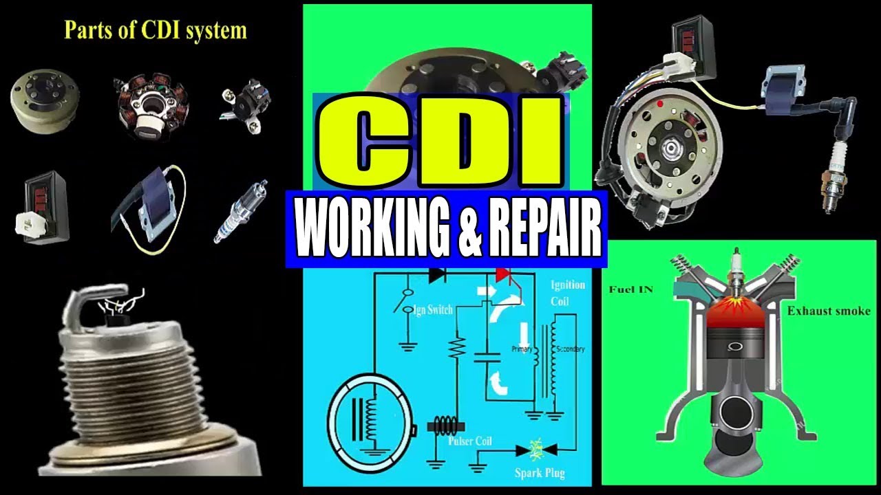 Bike CDI Working And Repair cdi Ignition System Honda CDI Parts