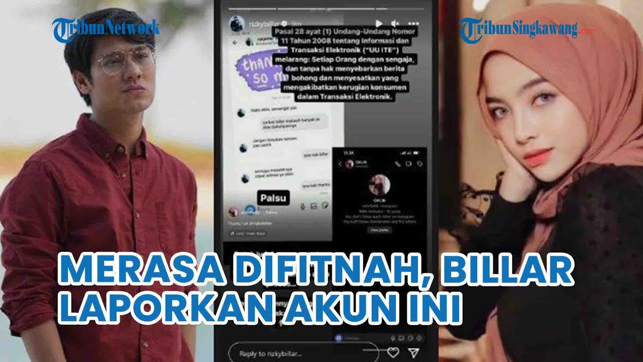 Rizky Billar Akan Laporkan Akun Atas Nama Oklin Fia karena Merasa ...