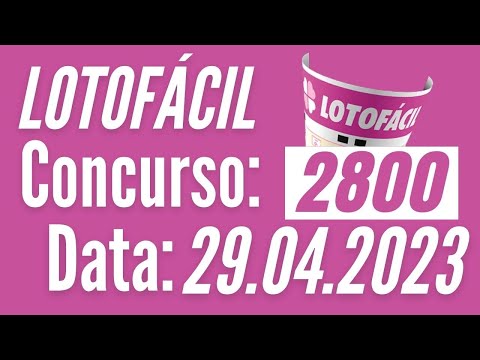 RESULTADO DA LOTOFÁCIL 2800